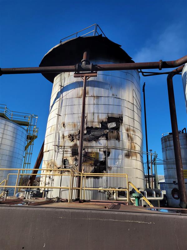 Updates: Fire at AmeriTies West in The Dalles – AIR, LAND & WATER